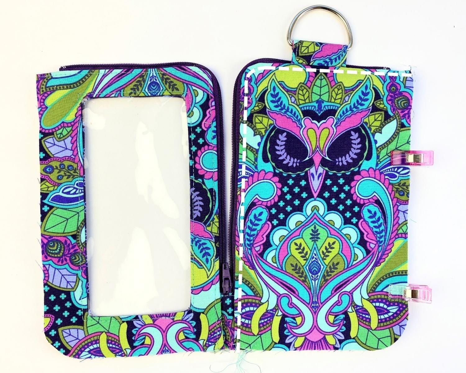 Splash Proof Phone Wallet - PDF Sewing Pattern - DIY Phone Pouch ...