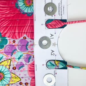 Perfect Purse Handle Tote - PDF Sewing Pattern - Small Tote Bag Pattern ...