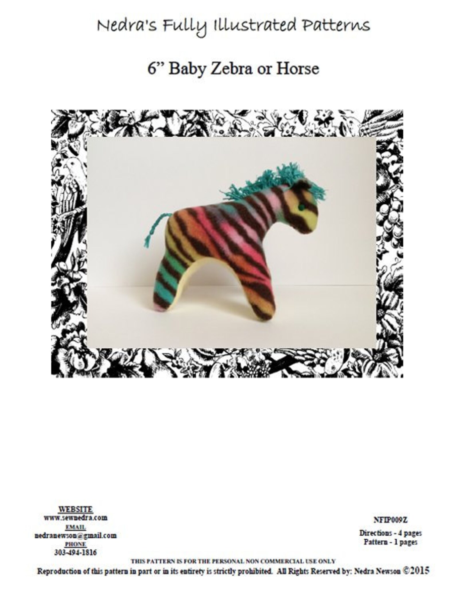 Baby Zebra Pattern - Etsy