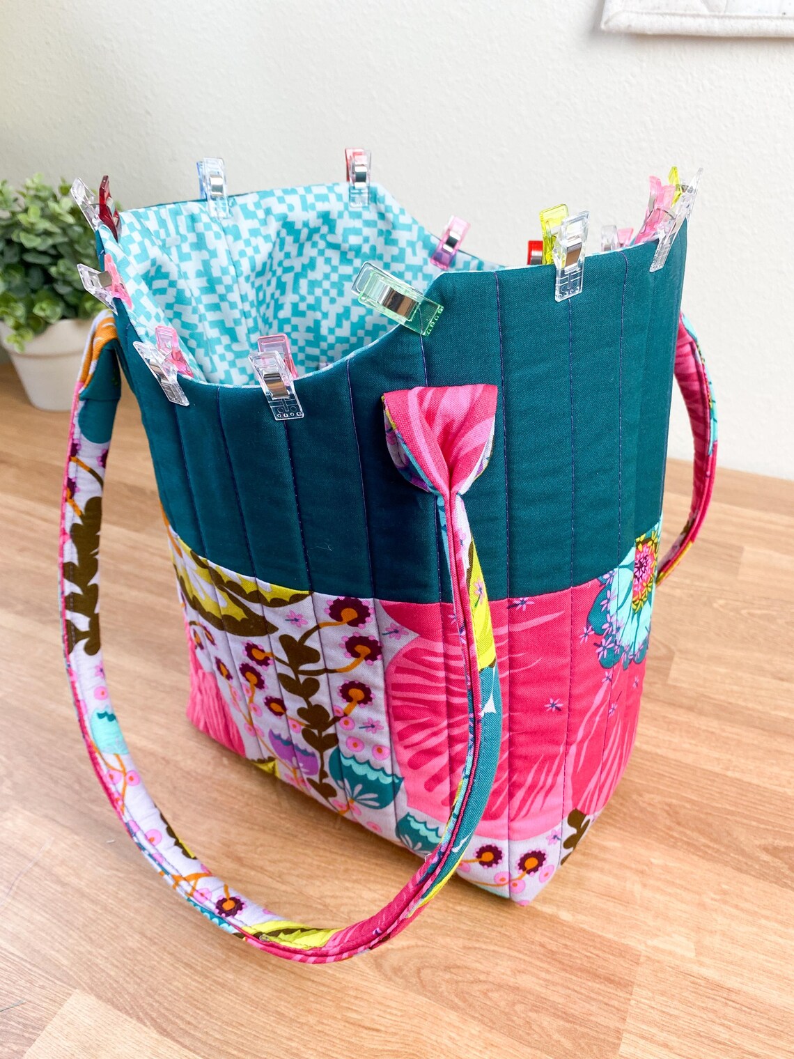 Perfect Purse Handle Tote - PDF Sewing Pattern - Small Tote Bag Pattern ...