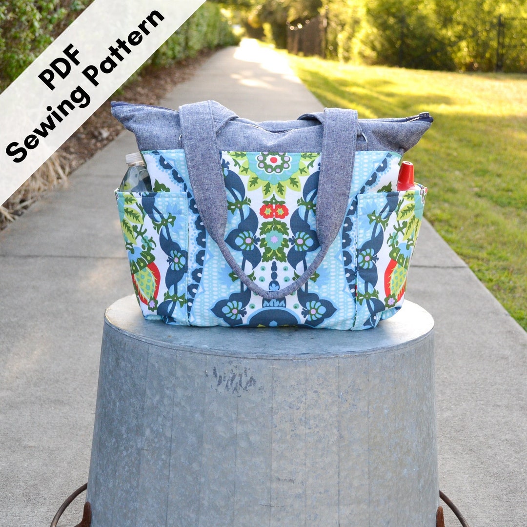 DIY Diaper Bag PDF Sewing Pattern - Medium Diaper Bag, Small Diaper Bag ...