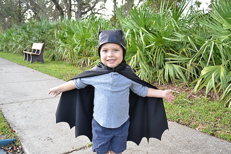 Hooded Bat Cape PDF Sewing Pattern Size 3T-4T Bat Cape Dress - Etsy