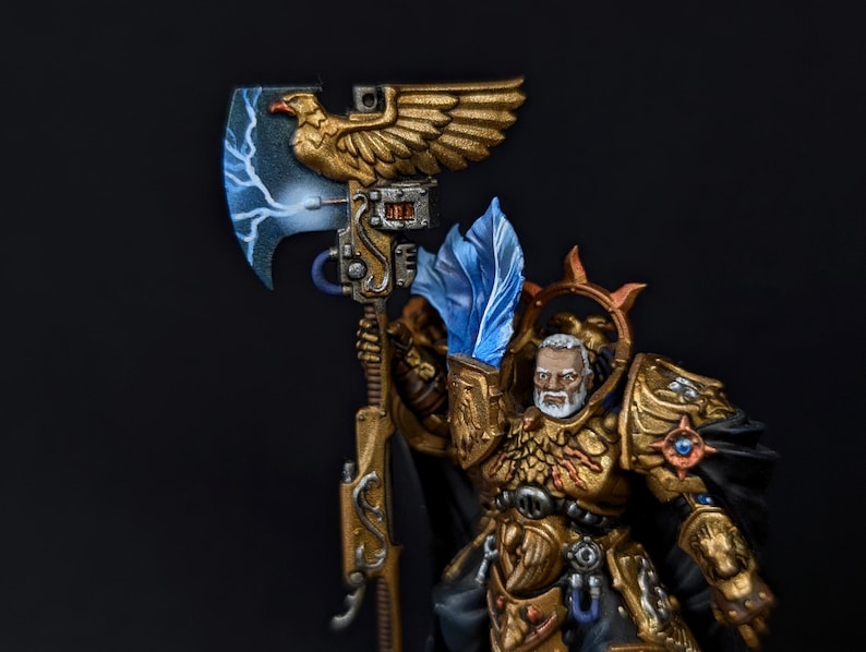Warhammer 40k Painted Adeptus Custodes Trajann Valoris - Etsy