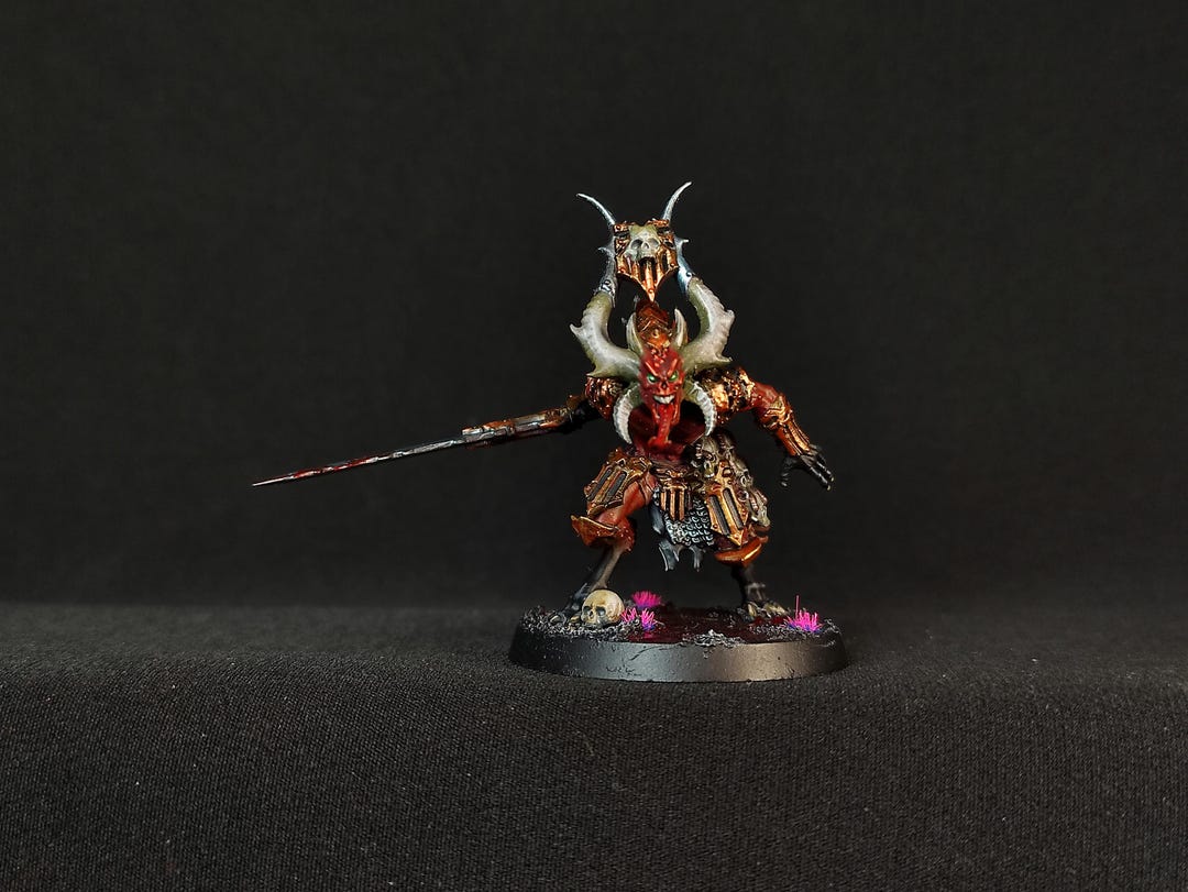Warhammer Painted Chaos Bloodmaster, Herald of Khorne - Etsy