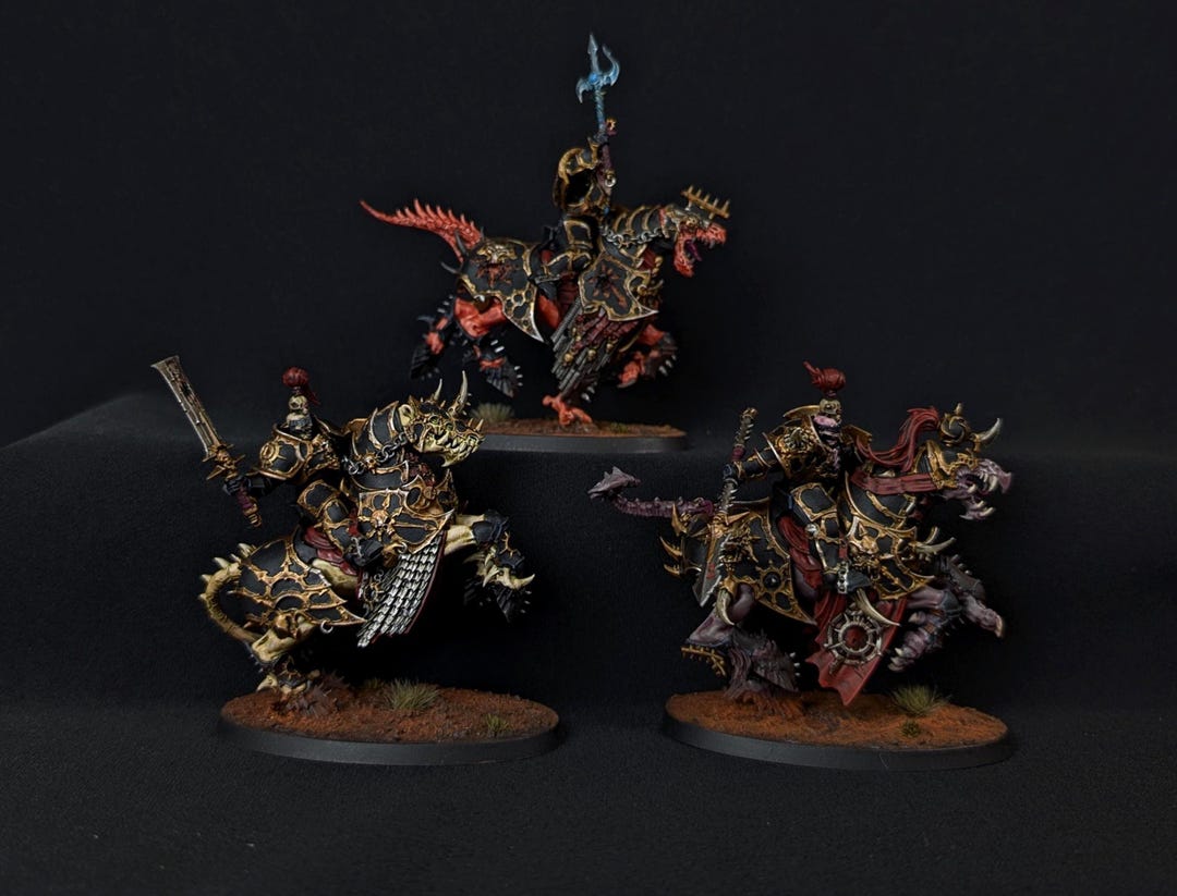 Warhammer Aos Painted Slaves of Darkness Varanguard - Etsy