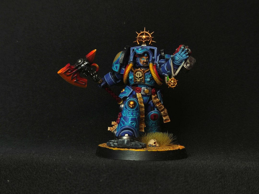 Warhammer 40k Painted Leviathan Librarian in Terminator Armour - Etsy