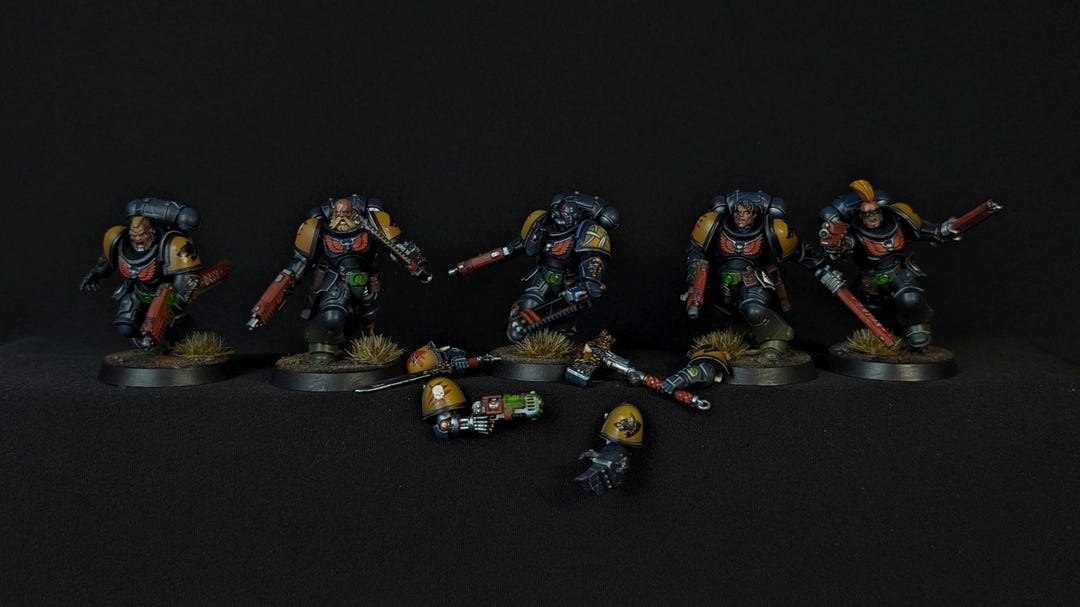 Warhammer 40k Painted Space Wolves Assault Intercessors - Etsy