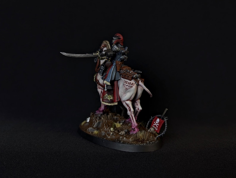 COMMISSION Painted Death Korps of Krieg Lord Marshal Dreir - Etsy