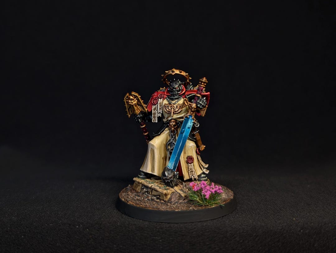 Warhammer 40k Painted Dark Angels Asmodai, Master of Repentance - Etsy