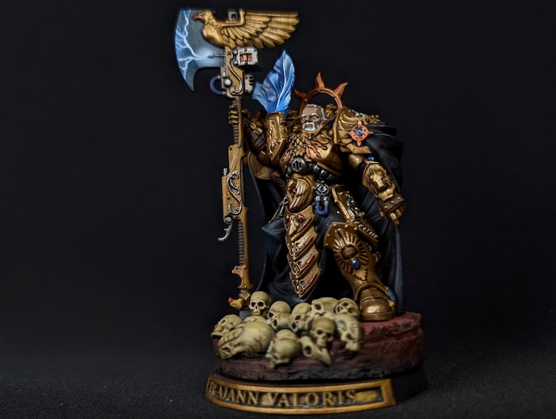 Warhammer 40k Painted Adeptus Custodes Trajann Valoris - Etsy