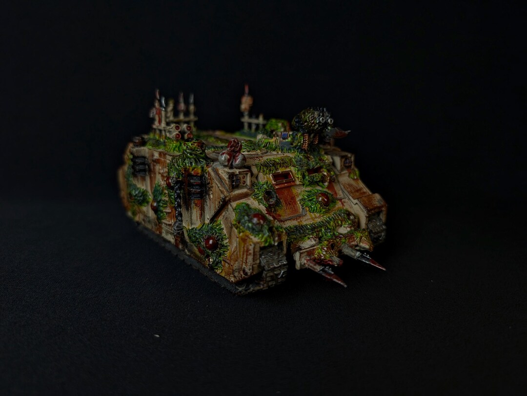 Warhammer 40k Painted Death Guard Rhino Chaos Nurgle - Etsy