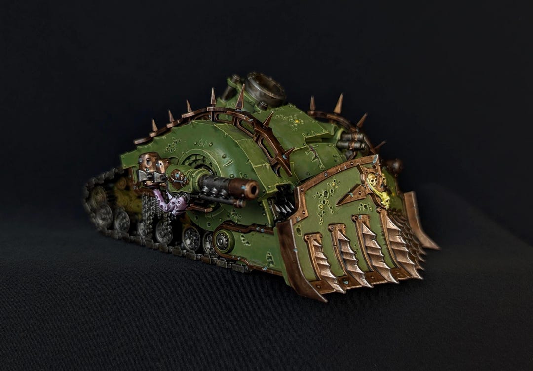 Warhammer 40k Painted Death Guard Plagueburst Crawler - Etsy