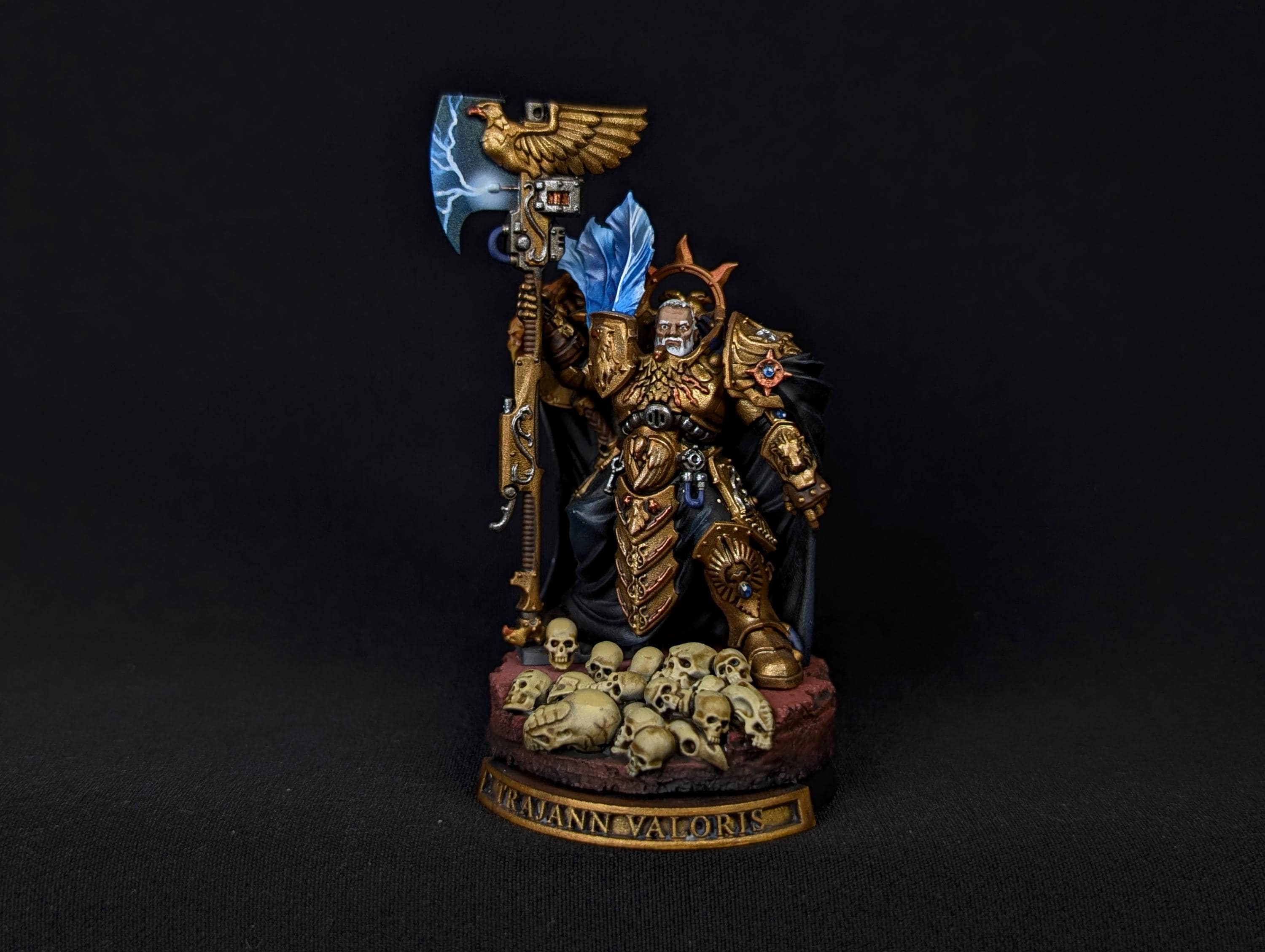 Warhammer 40k Painted Adeptus Custodes Trajann Valoris - Etsy