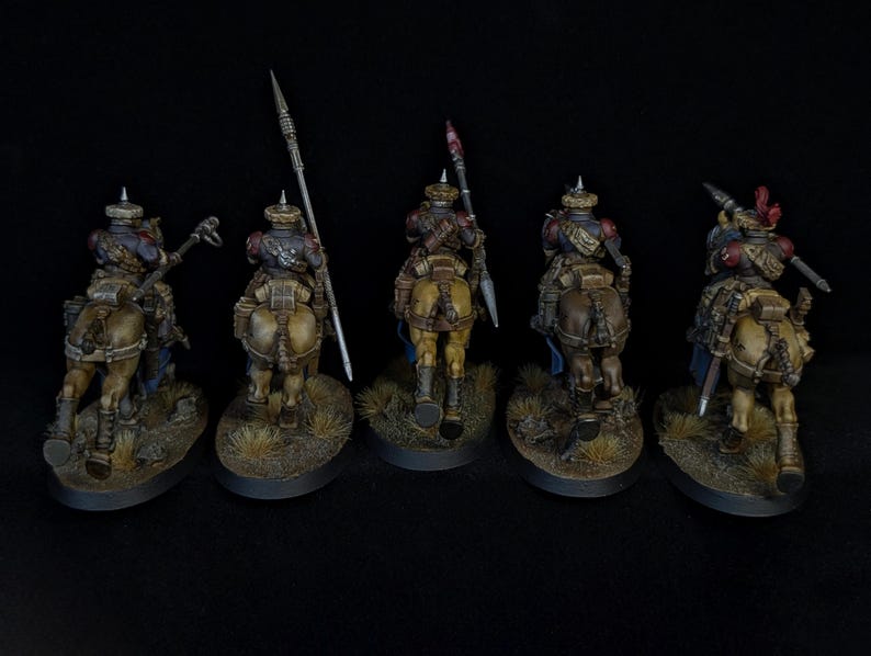 Warhammer 40k Painted Attilan Rough Riders Astra Militarum - Etsy Canada