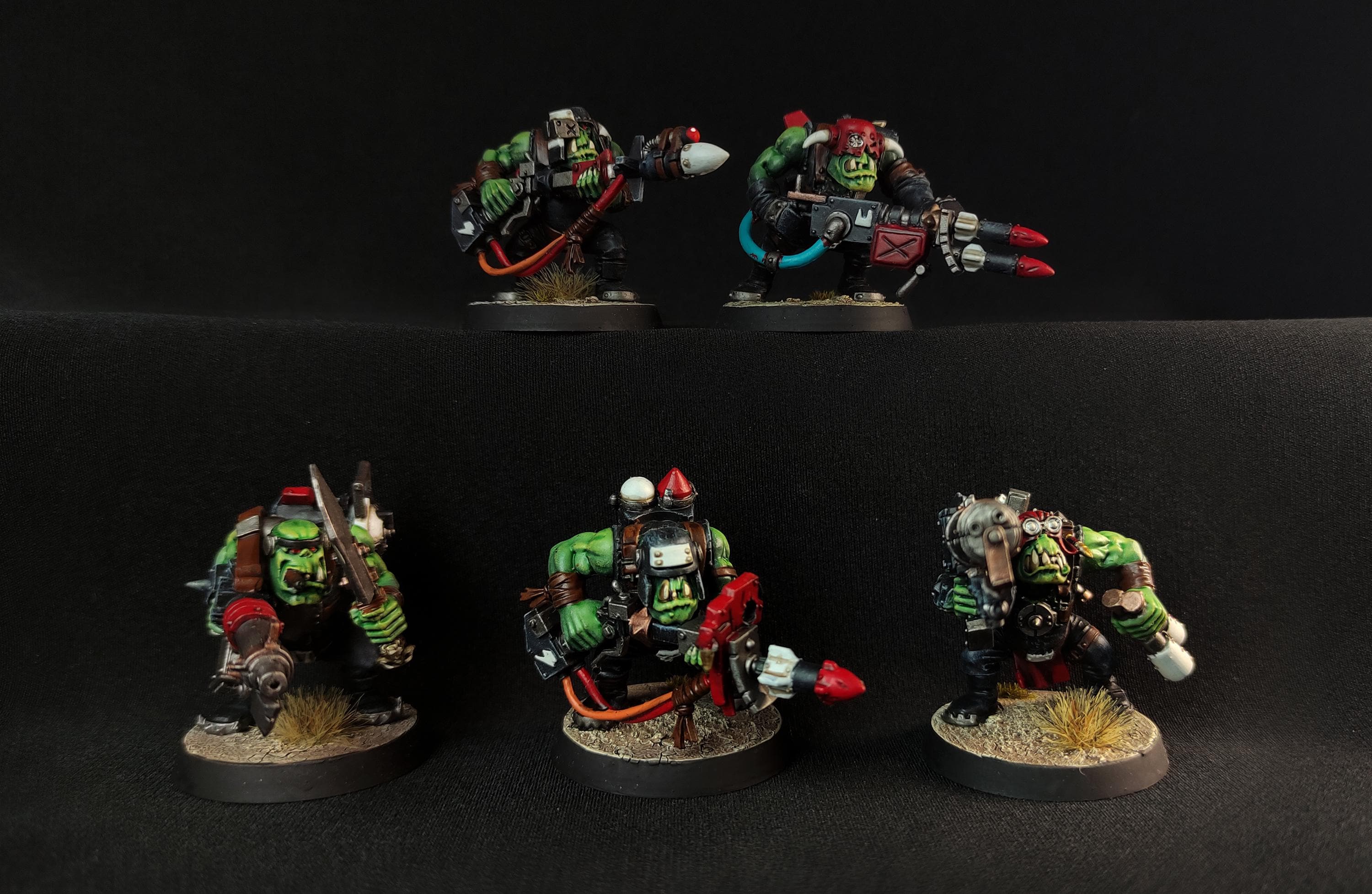 Warhammer 40k Painted Ork Goff Boyz Special Weapon - Etsy