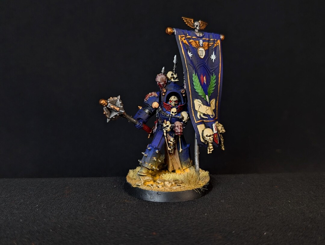 Warhammer 30k Painted Night Lords Herald in Terminator Armour - Etsy