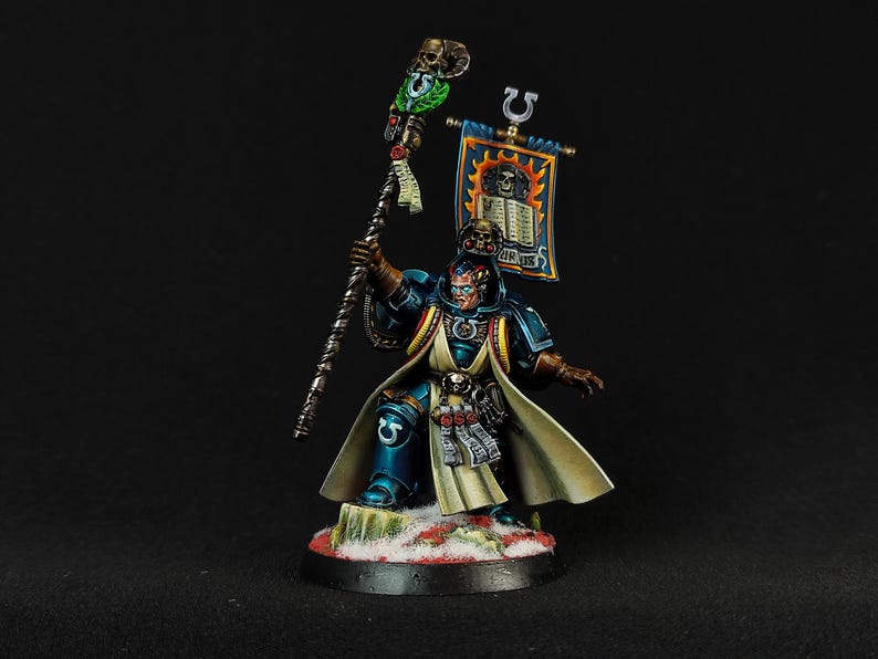 Warhammer 40k Painted Space Marine Primaris Chief Librarian Tigurius - Etsy