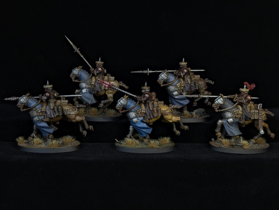 Warhammer 40k Painted Attilan Rough Riders Astra Militarum - Etsy Canada