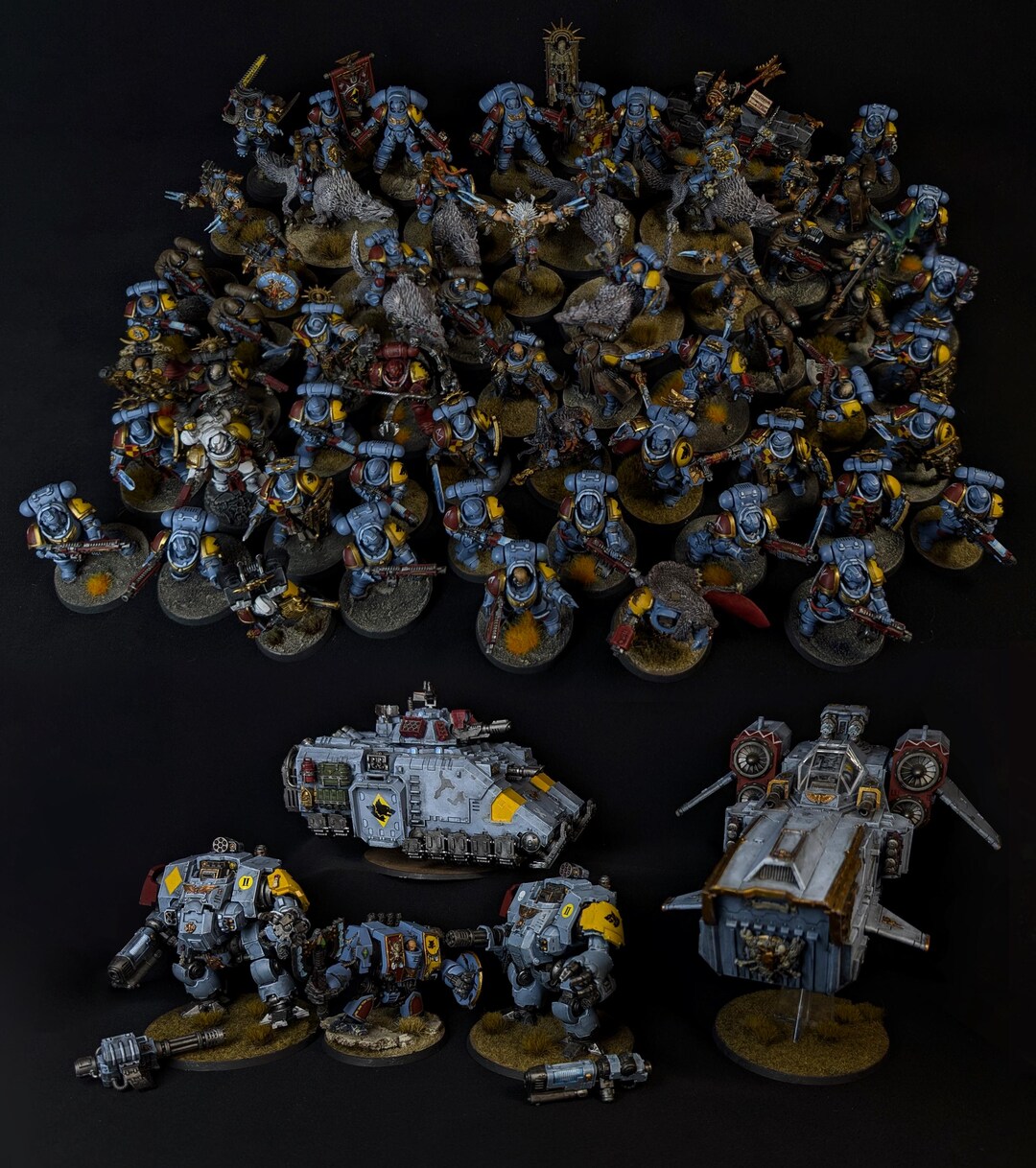 Warhammer 40k Painted Space Wolves Army Set 1 - Etsy