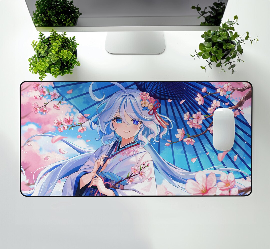 Furina Desk Mat , Mouse Pad for Genshin Impact Lovers , Genshin Desk ...