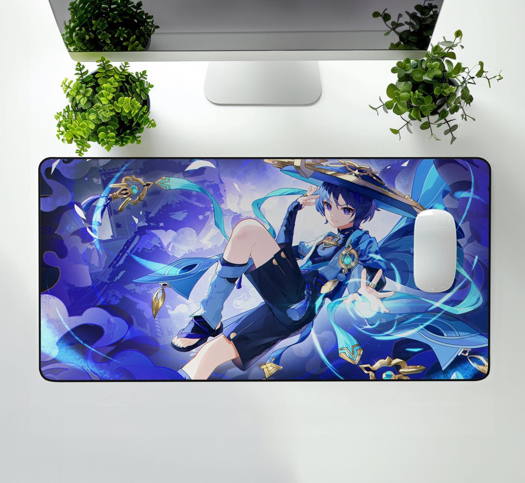 Scaramouche Desk Mat Genshin Impact Merch Scaramouche Merch Decor ...
