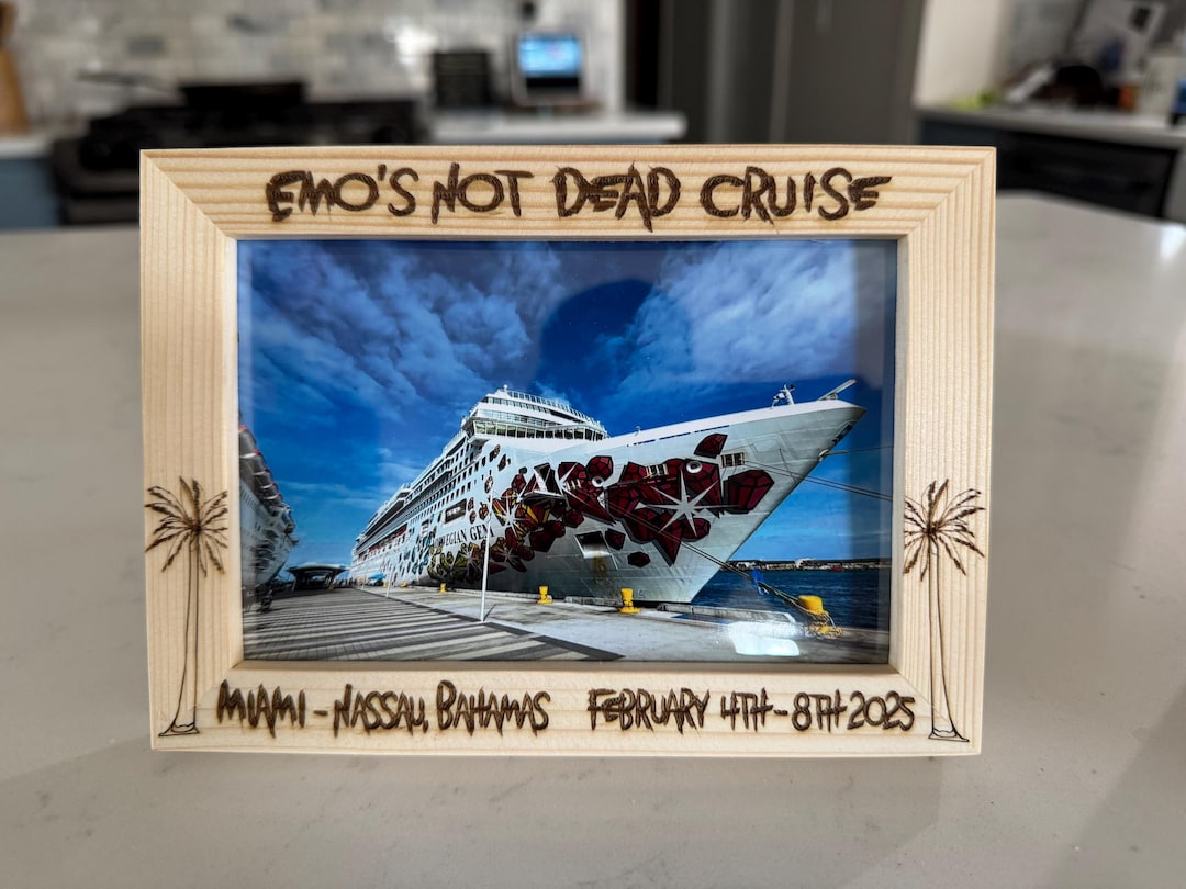 E.N.D. Emo’s Not Dead Cruise 4x6 Picture Frame - Etsy