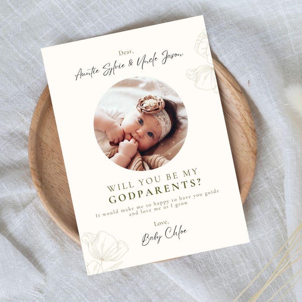 Godparents Proposal - Etsy