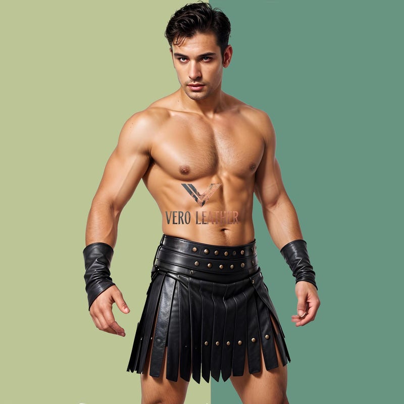Gladiator Leather Kilts - Etsy