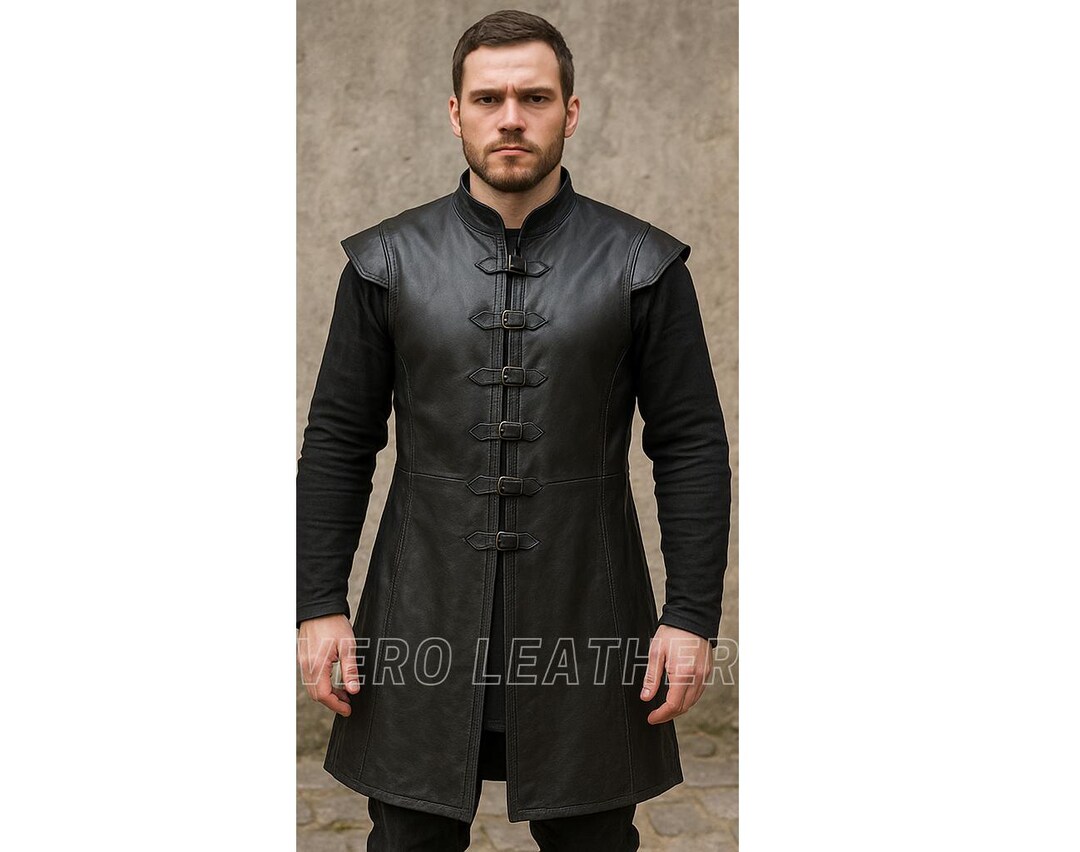Handmade Leather Medieval Vest: Renaissance Gambeson, LARP Armor - Etsy
