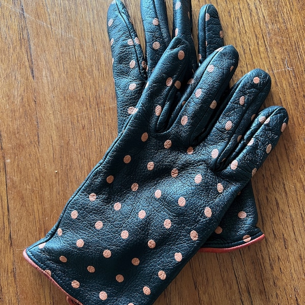 Polka Dots Gloves - Etsy