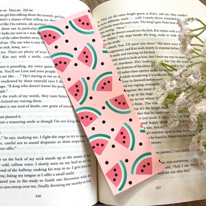 Juicy Watermelon Bookmarks || Watermelon Bookmarks - Watercolor Paper ...