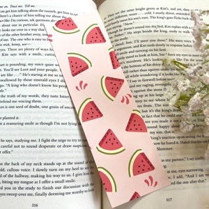 Juicy Watermelon Bookmarks || Watermelon Bookmarks - Watercolor Paper ...