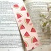 Juicy Watermelon Bookmarks || Watermelon Bookmarks - Watercolor Paper ...