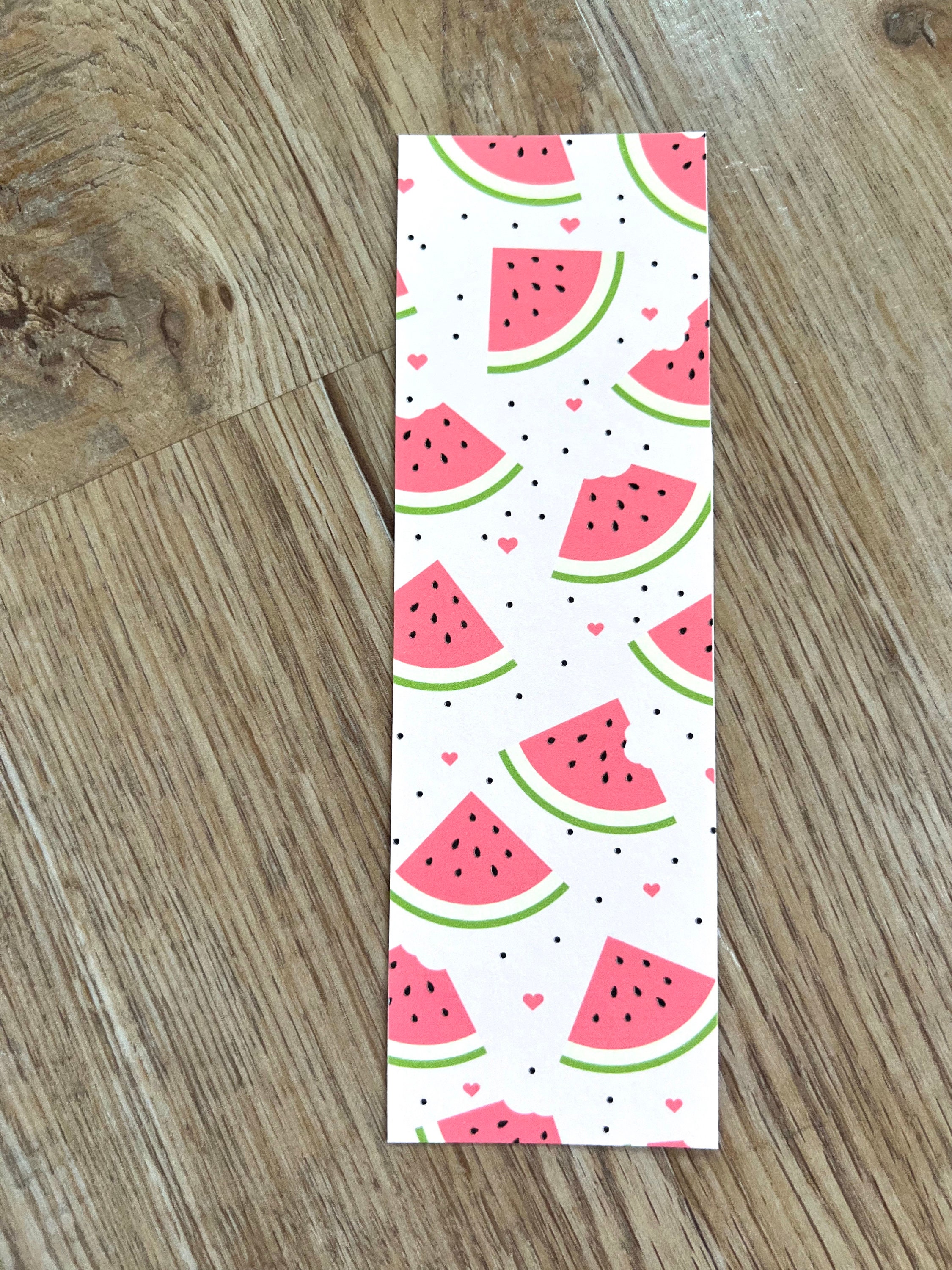 Juicy Watermelon Bookmarks || Watermelon Bookmarks - Watercolor Paper ...