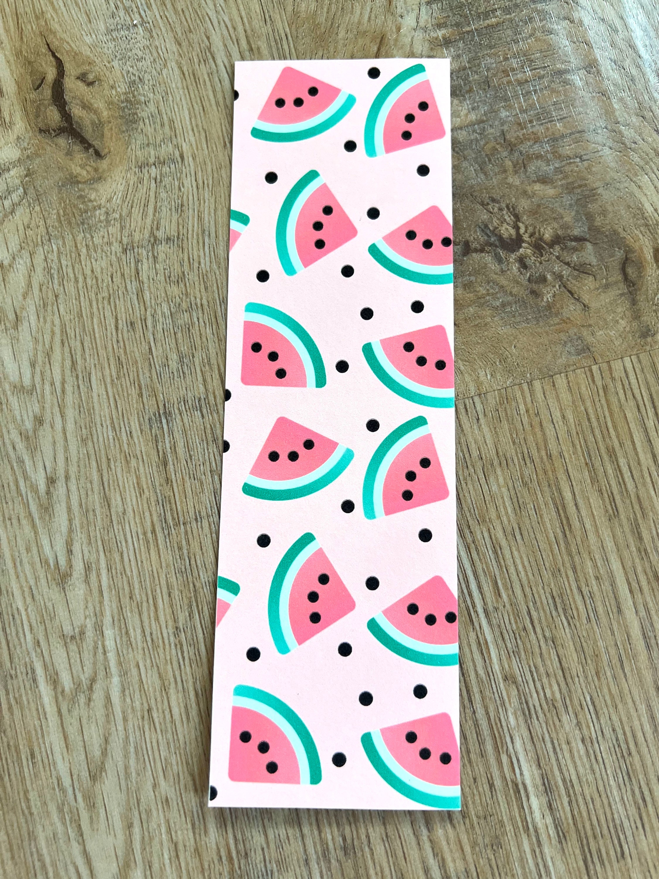 Juicy Watermelon Bookmarks || Watermelon Bookmarks - Watercolor Paper ...