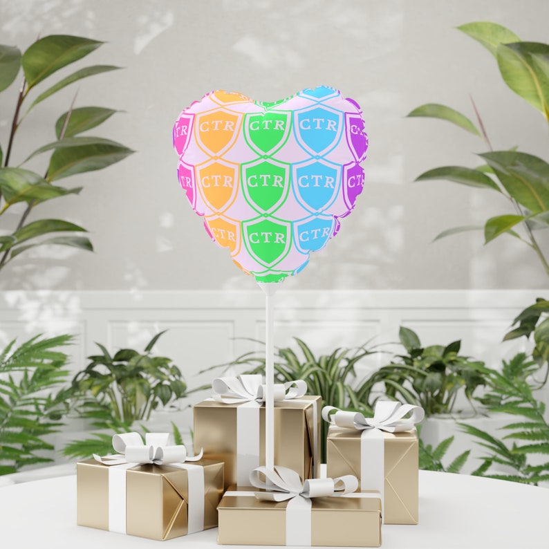 LDS CTR Mormon Primary Baptism Balloon round and Heart-shaped, 11 - Etsy