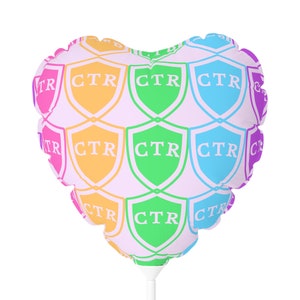 LDS CTR Mormon Primary Baptism Balloon round and Heart-shaped, 11 - Etsy