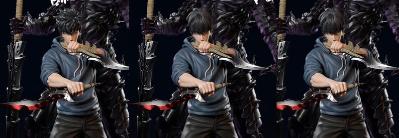 Solo Leveling / Sung Jin-woo / STL Model for 3D Printing Resin Printer ...