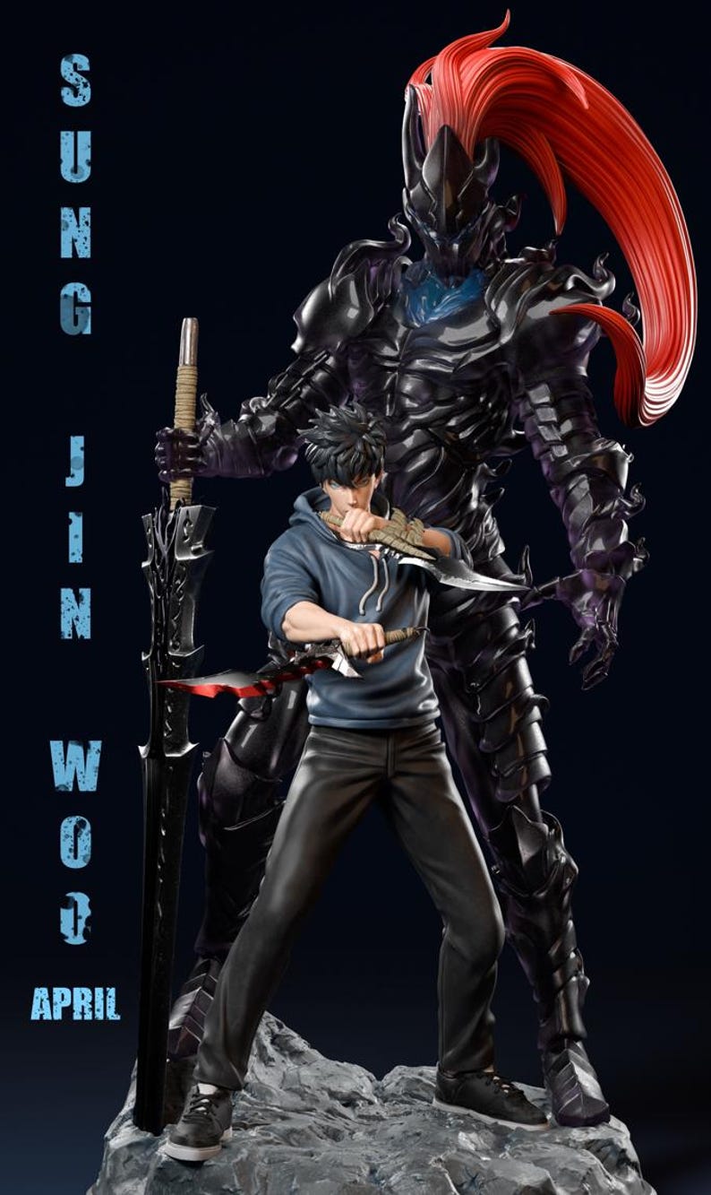 Solo Leveling / Sung Jin-woo / STL Model for 3D Printing Resin Printer ...