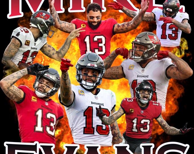 Mike Evans Bucs - Etsy