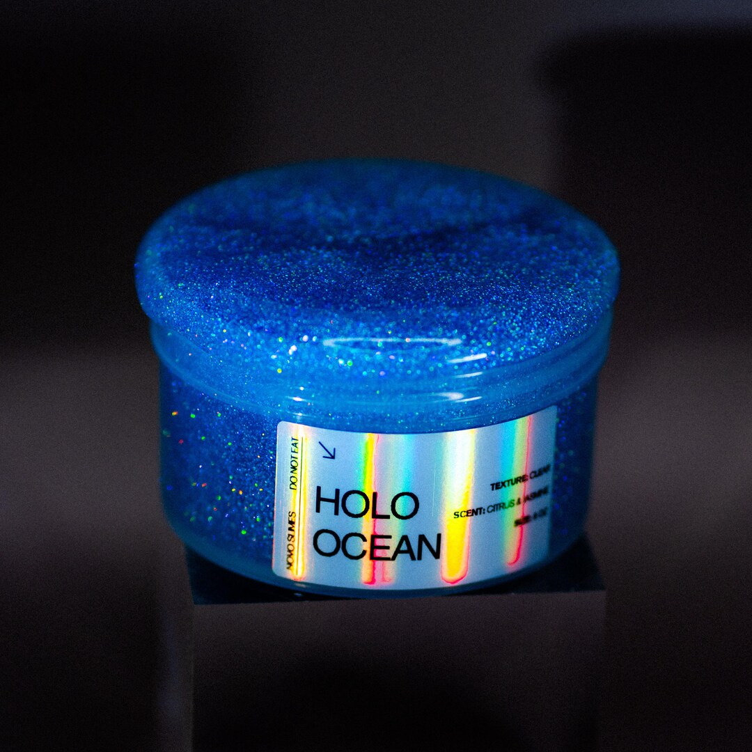 Holo Ocean Slime | Clear Slime | Christmas Gift | Slime Shops | Stress Relief Toy | Kids Gifts ...