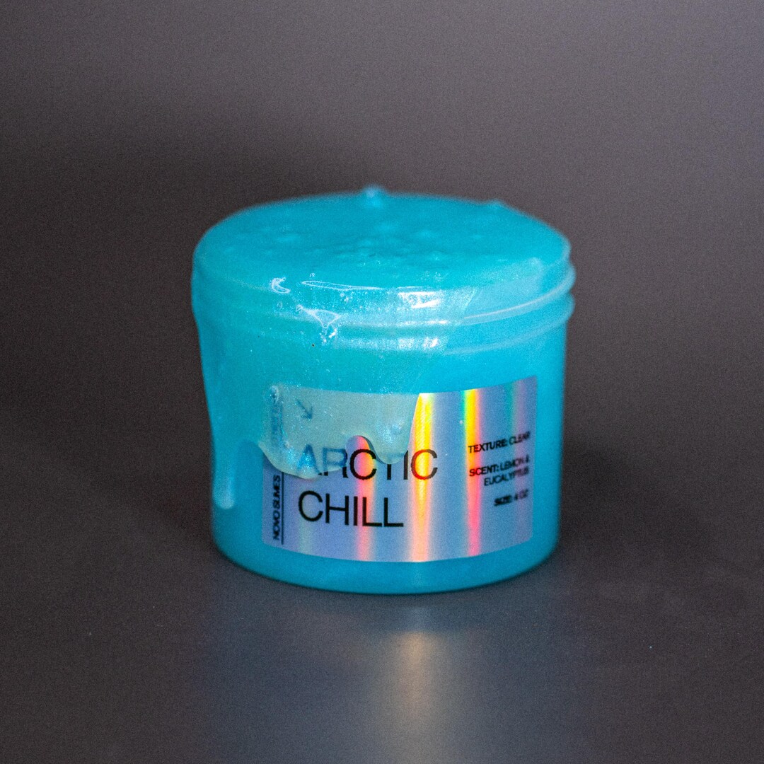 Arctic Chill Slime 4oz | Clear Slime | Scented Slime | Slime Shops ...