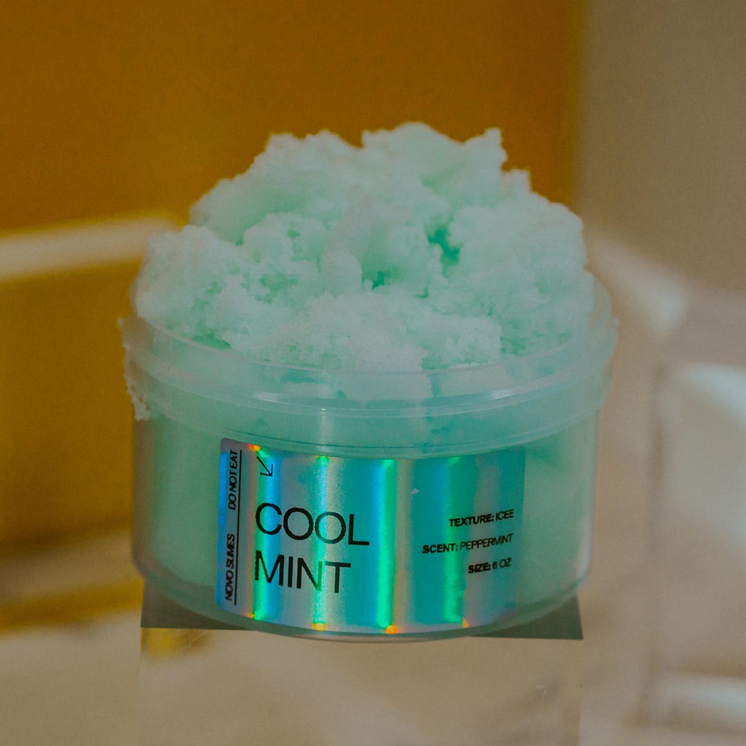 Cool Mint Slime | Icee Slime | Scented Slime | Slime Shops | Stress ...