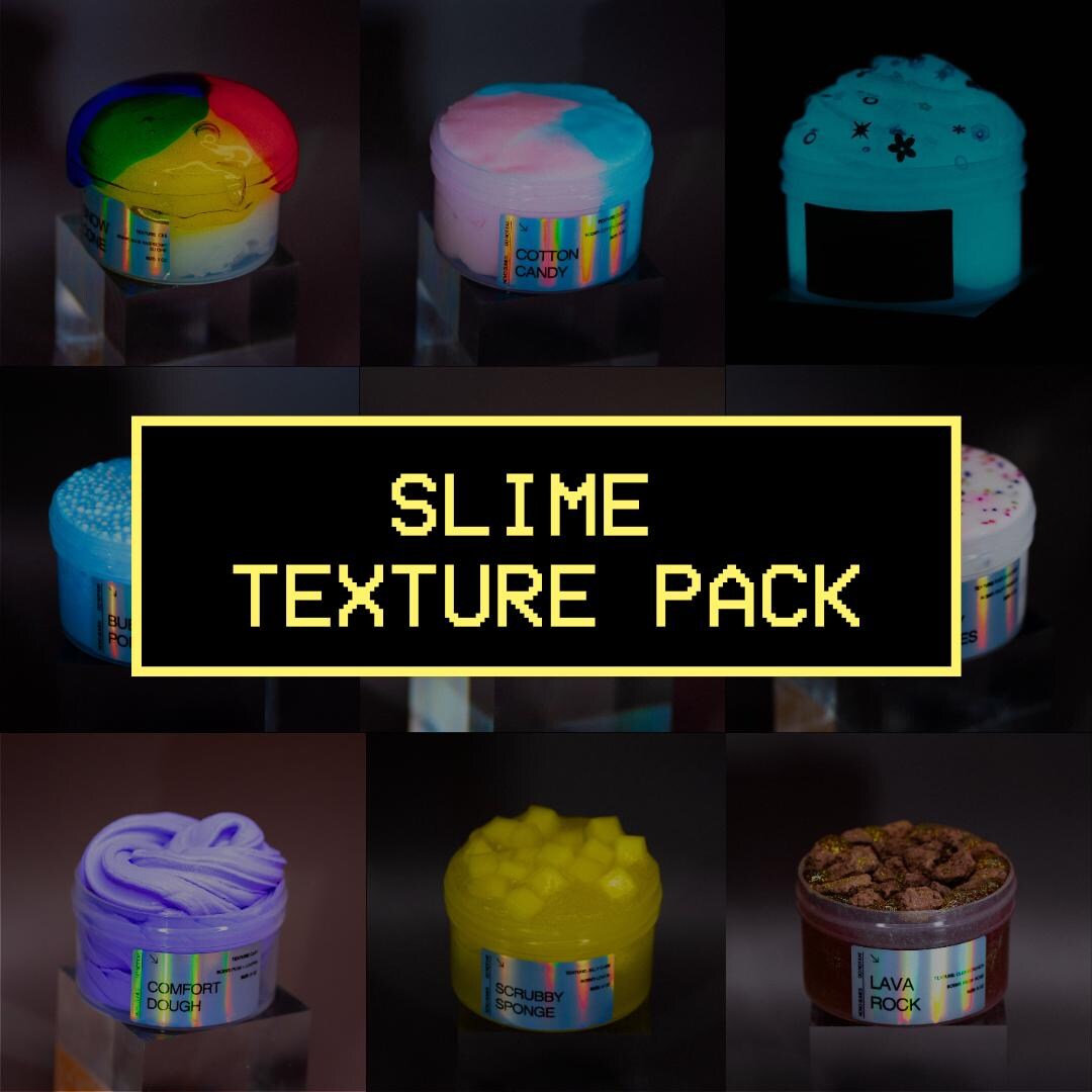 Slime Texture Pack 9 Slimes Bundle | Clear, Cloud, Icee Slime | Scented ...