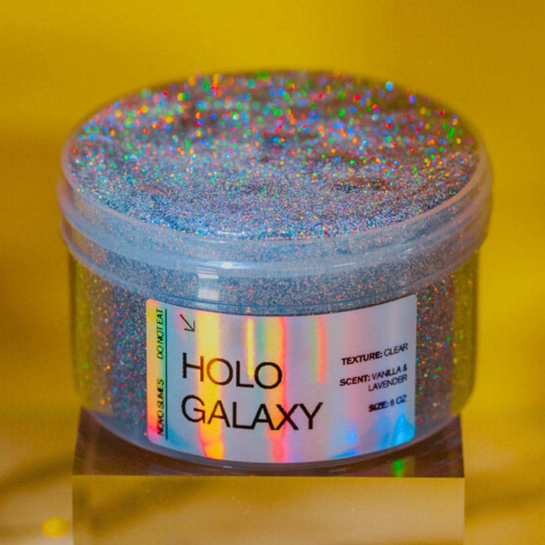 Holographic Galaxy Slime | Clear Slime | Scented Slime | Slime Shops ...
