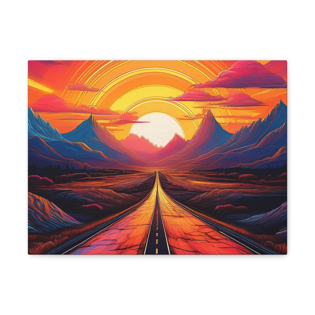 Open Air Roadtrip Vibes Canvas Gallery Wrap - Etsy