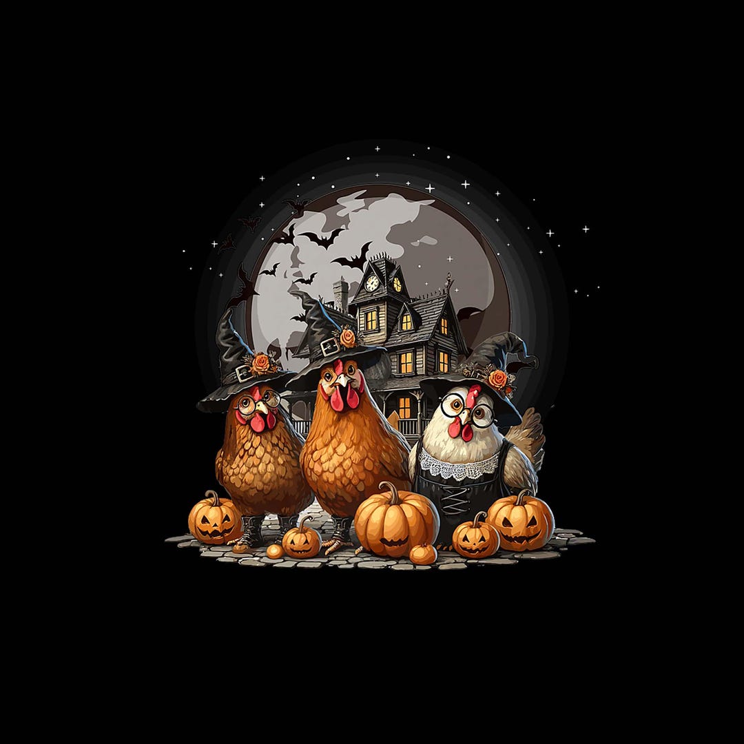 Chicken Halloween PNG, Spooky Chickens Png, Halloween Chickens Png ...