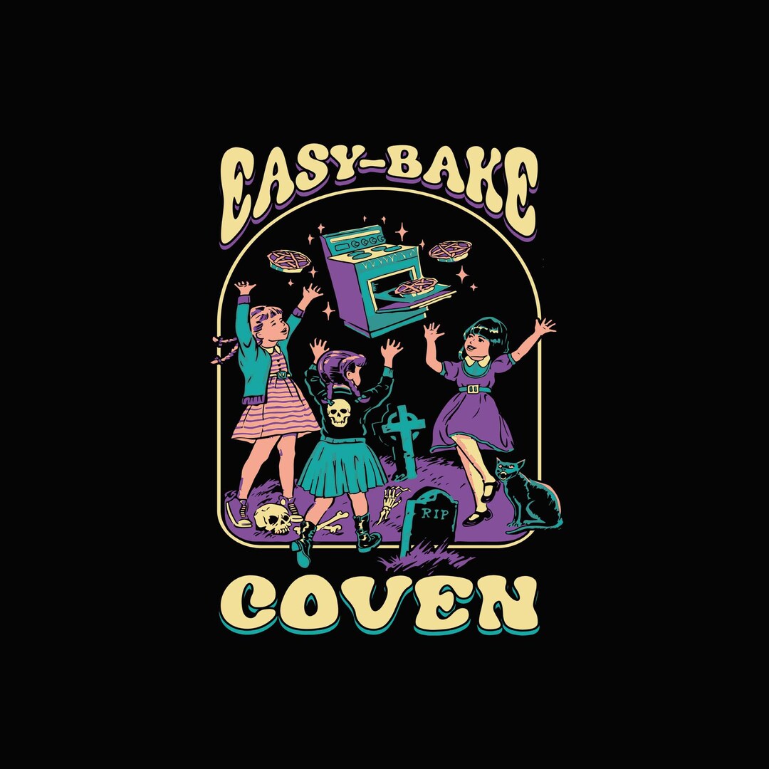 Retro Vintage 90s Easy Bake Coven Png, Friends Character Horror Png ...