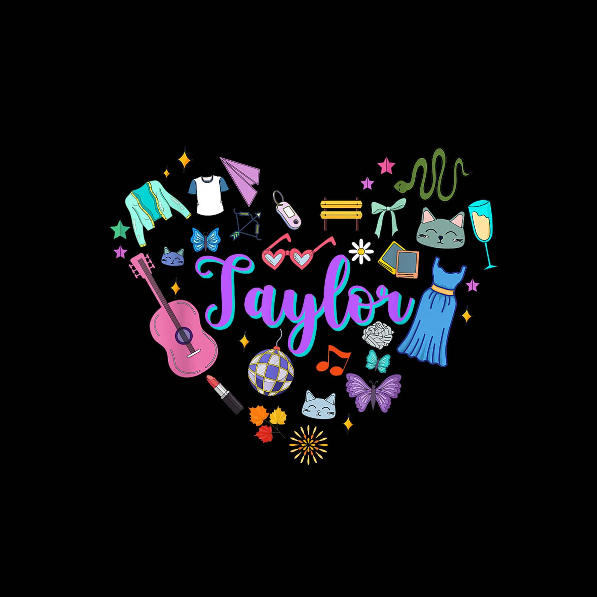 Swif T Ie Heart Png, Taylor Png, Png for Shirts, Two Design Png, Eras ...