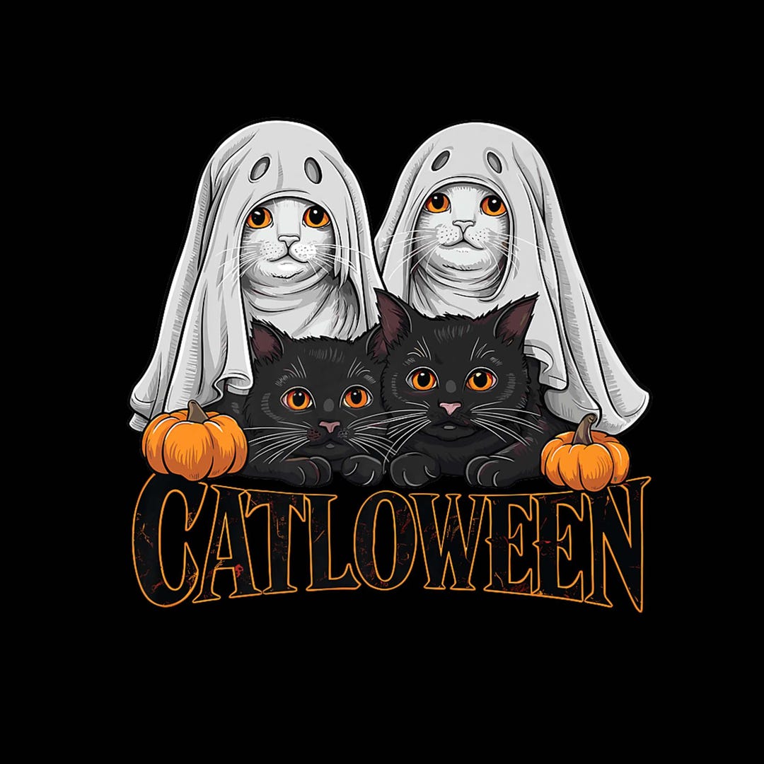 Catloween Png, Funny Halloween Png, Halloween Cat Png, Halloween Png ...